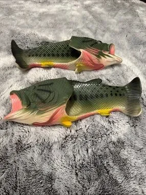 Rivers Edge | Shoes | Rivers Edge Big Mouth Bass Flip Flop Slip On Mens ...